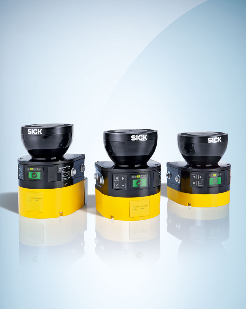 Scanner laser de segurança microScan3 Pro da SICK