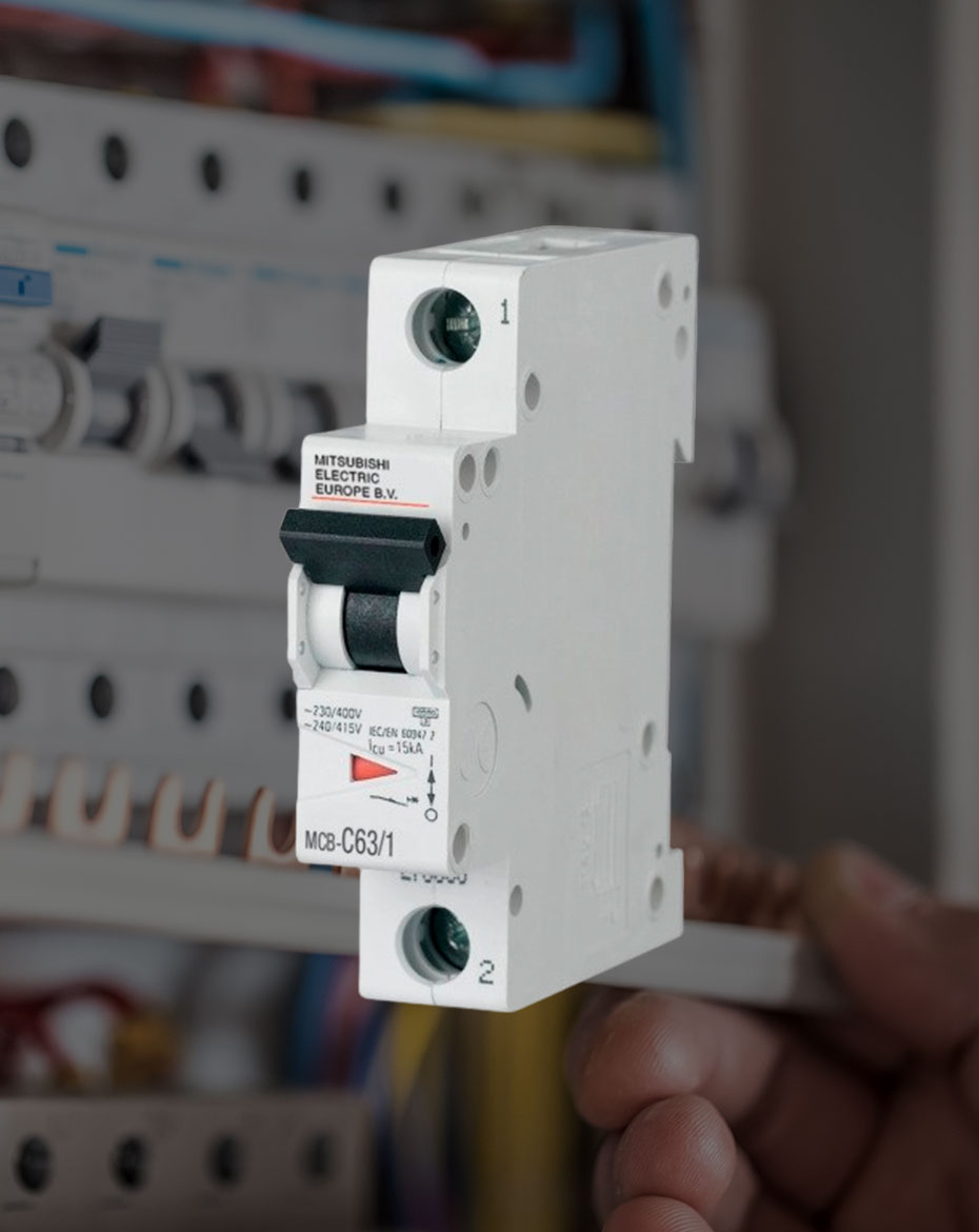 New range of DIN rail MCB circuit breakers from Mitsubishi Electric