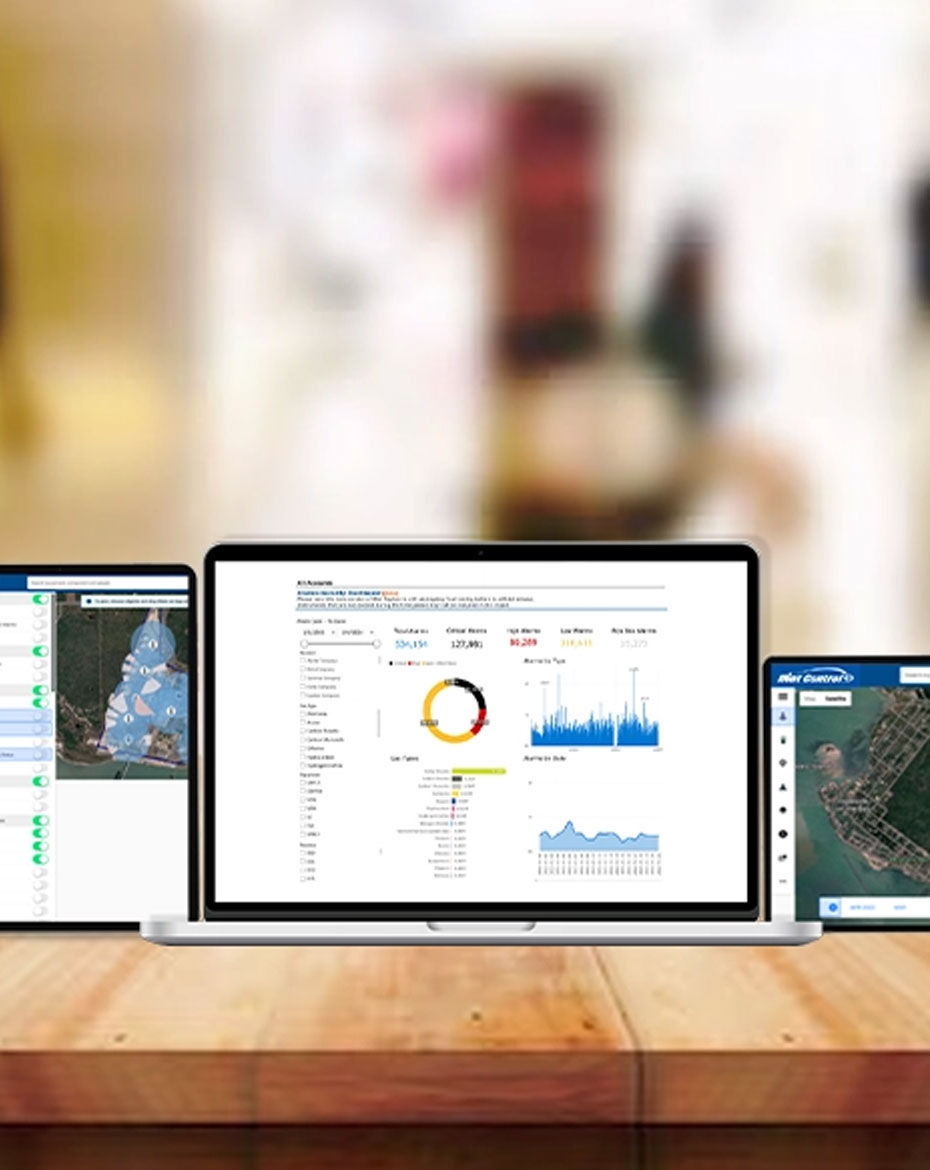 Customer user interface iNet Control from Industrial Scientific
