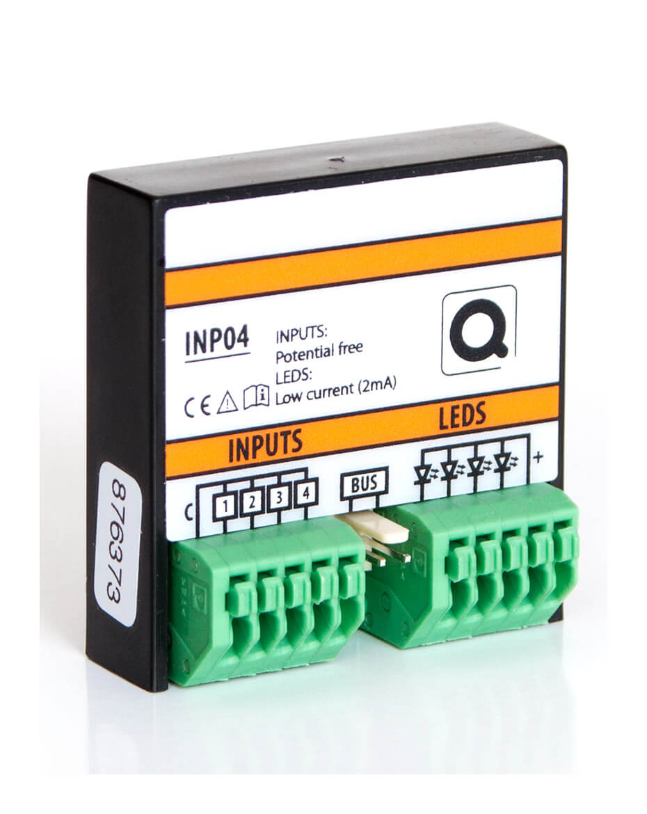 Módulo de entradas INP04 - Qbus