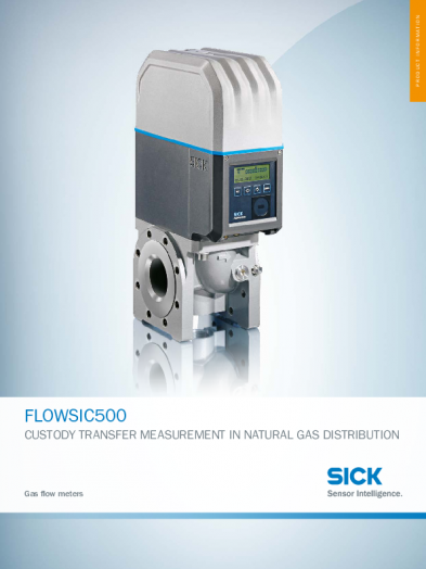 Ultrasonic gas meter FLOWSIC 500 - Sick